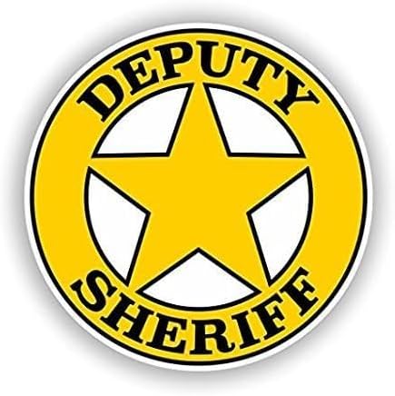 Amazon.com - 3 Pack Reflective Deputy Sheriff Vinyl Stickers - Sticker ...
