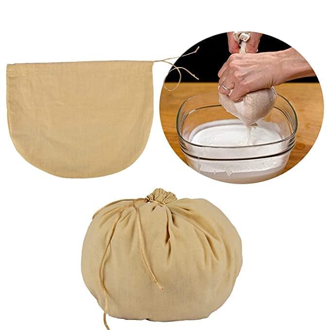 Breezy Blends Muslin Cheesecloth and Bag for Making Paneer, Sprouts ...