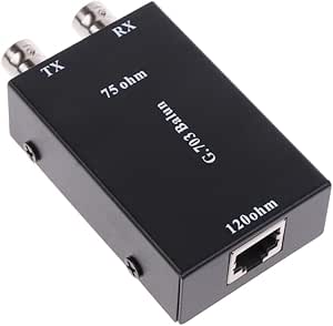Amazon.com: Arecobticy BNC to RJ45 Transmitter, E1 Converter, Balance to Unbalance, 75 ohm to ...