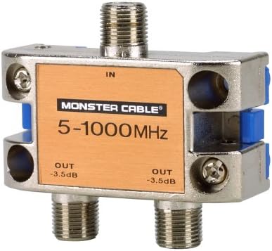 Amazon.com: Monster Cable SS2RF Monster Standard RF Splitters For CATV ...