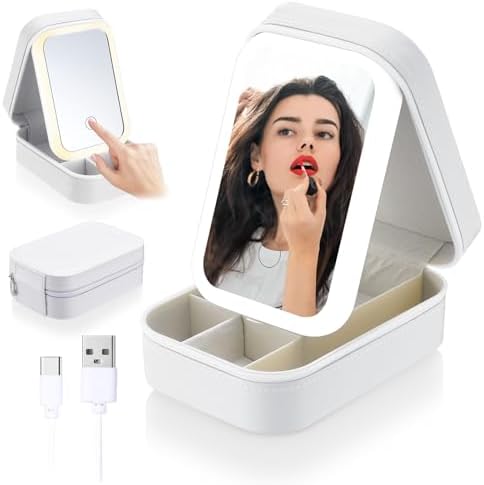 Amazon.com - AMIRO M2 LumoCube Makeup Mirror with Bag - Portable LED ...