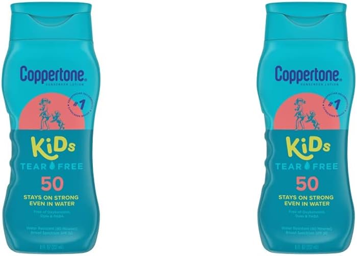 Amazon.com: Coppertone Kids Sunscreen Lotion SPF 50, Water Resistant ...