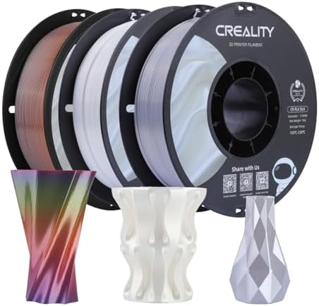 Amazon.com: Creality 3D Printer Filament Bundle, PLA Filament 1.75mm ...