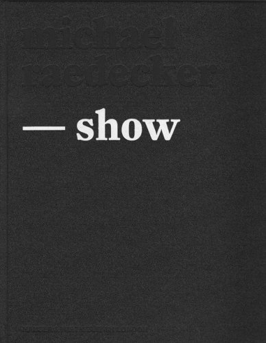 Michael Raedecker: The Show: Raedecker, Michael: 9783039390373: Amazon ...