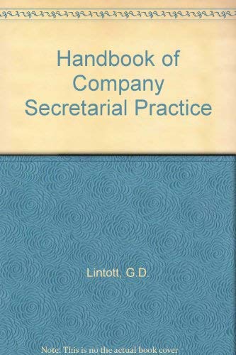 Buy Handbook of Company Secretarial Practice Book Online at Low Prices ...
