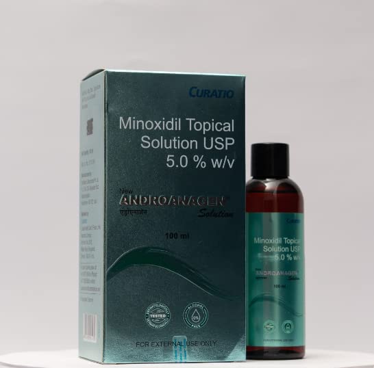 Androanagen 5% - Bottle of 100 ml Solution with Minoxidil : Amazon.in ...