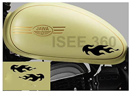 ISEE 360® jawa Stickers for Bike 42 Tank Sides Back jawa fire Vector ...