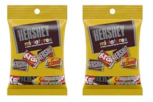 Hershey Miniatures Assorted Chocolate Candy, (136g), Pack of 2 : Amazon.in: Grocery & Gourmet Foods