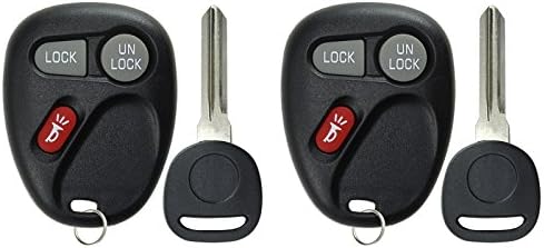 Amazon.com: KeylessOption Keyless Entry Remote Car Key Fob and Key ...