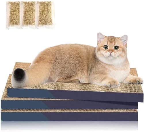 Amazon.com : Cat Scratchers Cardboard, Cat Scratch Pad, Cat Scratching ...