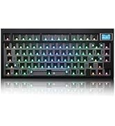 Amazon.com: ZUOYA GMK70 Split Mechanical Keyboard Kit,VIA Programmable ...