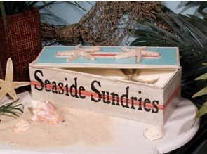 Amazon.com: Seaside Sundries Wood Box: Seaside Sundries Wood Box