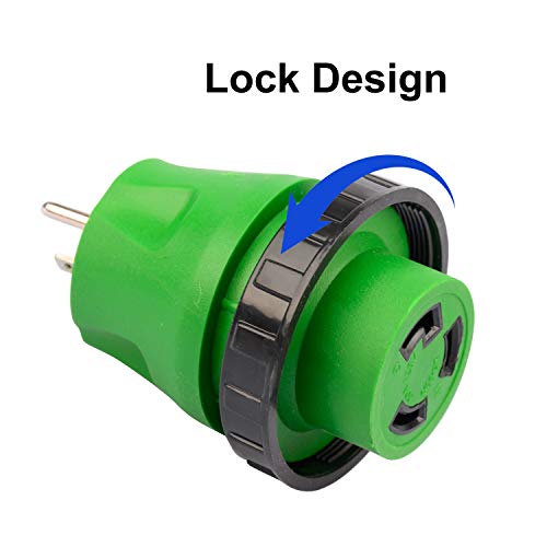 Snapklik.com : RVGUARD 3 Prong 15 Amp To 30 Amp RV Adapter Plug