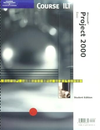 Microsoft Project 2000: Module 1 (Course ILT Series): Amazon.co.uk: Course Technology ...