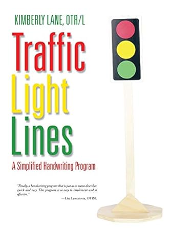 Amazon.com: Traffic Light Lines: A Simplified Handwriting Program ...