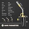MAPP Propane Torch, Portable Gas Torch Heavy Duty Plumbing Soldering ...