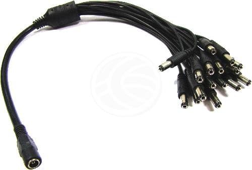 Cablematic-Multiplicador de los Cables de Carga DC 16 Jack Macho 3,5 ...