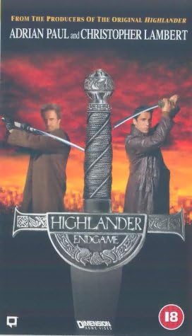 Highlander: Endgame [VHS] : Adrian Paul, Christopher Lambert, Bruce ...