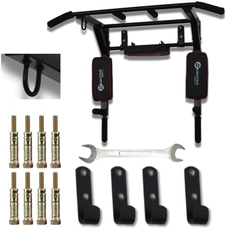 Protoner Angular Steel Multi Grip Chin up Bar with Ab Straps : Amazon ...