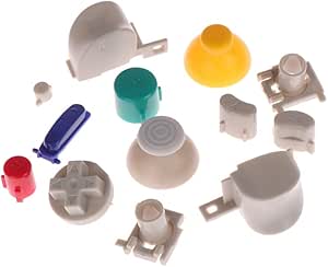 Amazon.com: Replacement Full Set Buttons for Nintendo Gamecube L R D ...