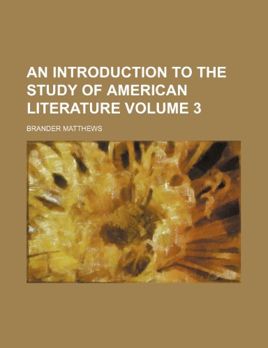 『An Introduction to the Study of American Literature Volume - 読書メーター