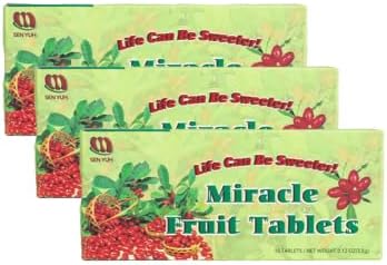 Amazon.com: mberry Miracle Berry Tablets, Miracle Fruit Snacks, 10 ...