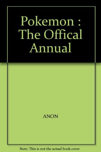 Pokemon : The Offical Annual: Anonymous: 9781902836300: Amazon.com: Books