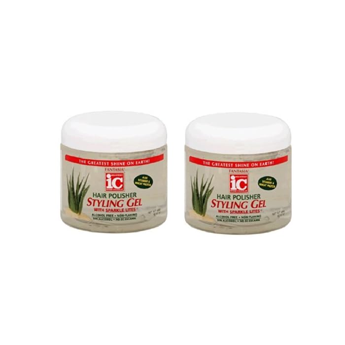 Buy Fantasia High Potency IC Hair Polisher Styling Gel, with Sparkle ...