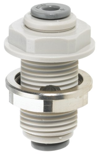 Celcon Acetal Copolymer "Push to Connect" Tubing Connector - Bulkhead ...