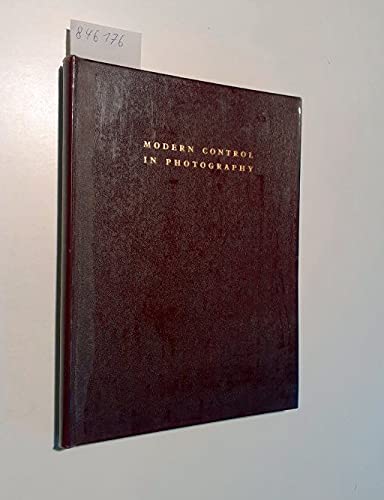 Modern Control In Photography: Amazon.co.uk: Books