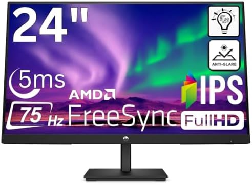 Amazon.com: HP V24v G5, 23.8-inch, Full HD (1920 x 1080) FHD Monitor ...