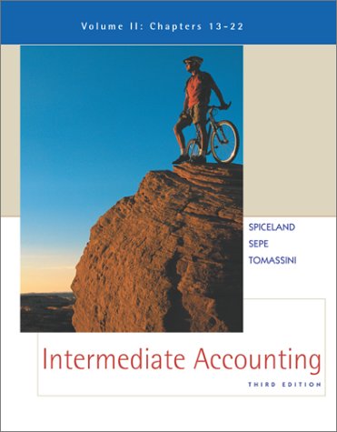 Intermediate Accounting , Volume II, Chapters 13-22 - Text Only - J ...