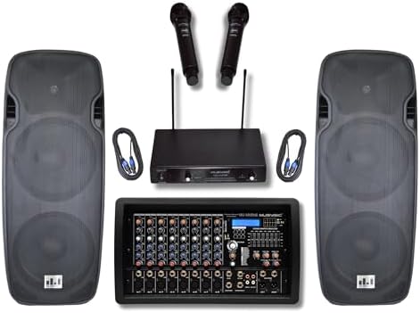 Amazon.com: Seismic Audio - Riot-8 - Powered 8" 500 Watt PA/DJ Speaker ...