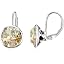 Amazon.com: AOBOCO Sterling Silver Blue Bella Earrings Embellished with ...