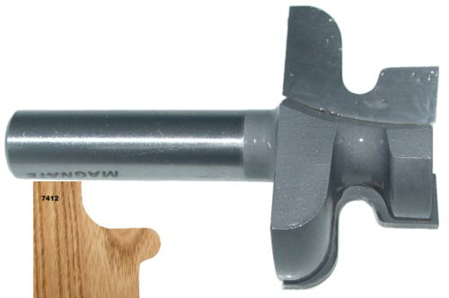 Magnate 7412 Door Lip / Finger Pull Router Bits - 2" Overall Diameter ...