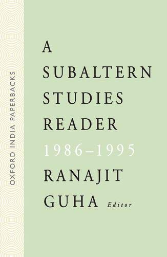 Subaltern Studies Reader 1986-1995: Ranajit Guha: 9780195652307: Amazon ...