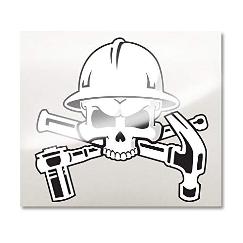 Amazon.com: Scaffolder Skull Crossbones Scaffolding Decal Sticker ...