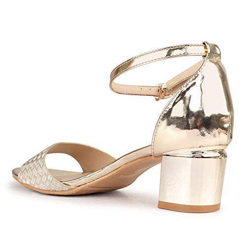 Buy Stelatoes Women's SyntheticPatent Block Heels (Heel Height : 2 IN ...