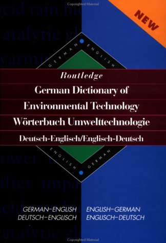 『Routledge German Dictionary of Environmental Technology - 読書メーター