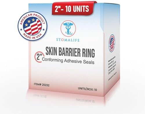 Amazon.com: Stomalife 2" Skin Barrier Rings, 10 Rings | Easy-to-Clean ...