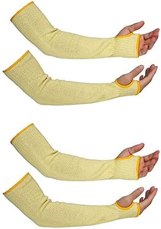 Kevlar Arm Sleeves Heat Resistant,18 Inch Long Cut,Fire,Burn Spark ...