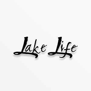 Amazon.com - Lake Life Vinyl Decals Stickers (Two Pack) for Cars Trucks ...