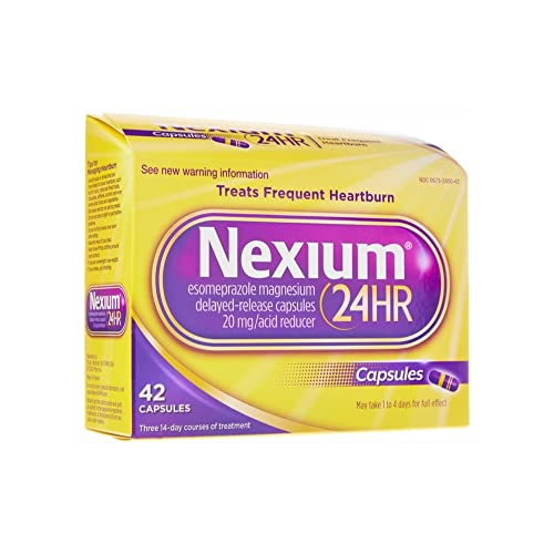 Amazon Pharmacy: PFIZER NEXIUM (OTC) 20 MG CAPSULE (Bottle, 42 Capsule)