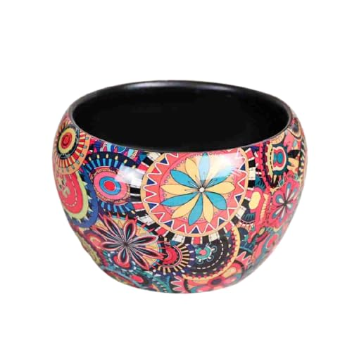 BHAT CONSTRUCTIONS VERINAG | Exotic Metal Flower Pots in Round Shape ...