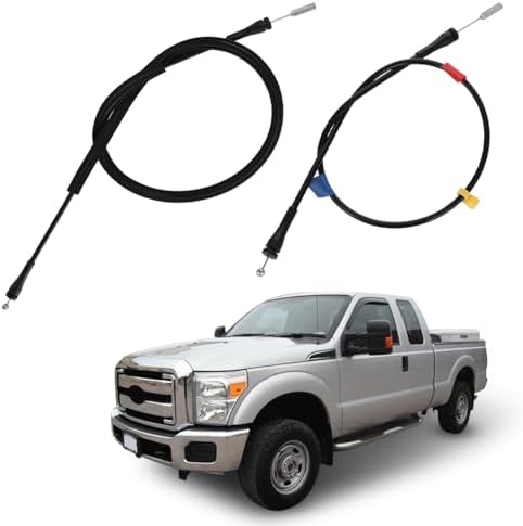 Amazon.com: AFEISOL Extended Cab Door Latch Release Cable, Compatible ...