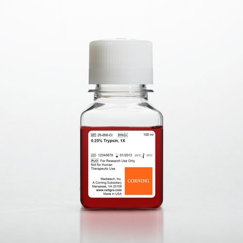 Media - Trypsin 1x 0.25% Trypsin in HBSS w/Out Calcium and Magnesium ...