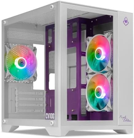 Gabinete Gamer Mancer CV500 | Mid Tower | Lateral De Vidro | Branco ...