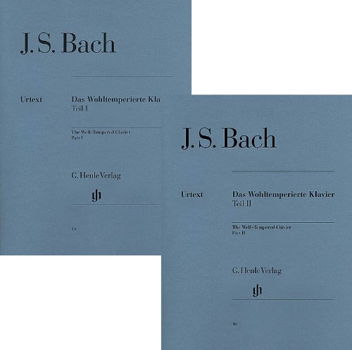 2 Henle Book Set: The Well-Tempered Clavier Part 1 and 2 (Das ...