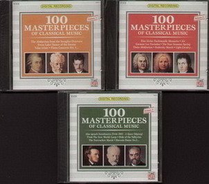 100 Masterpieces of Classical Music Vol 1-3: unknown author: Amazon.com ...