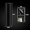 SMILENSCRIBBLE LED Temperature Display Water Bottle Double Wall Vacuum ...